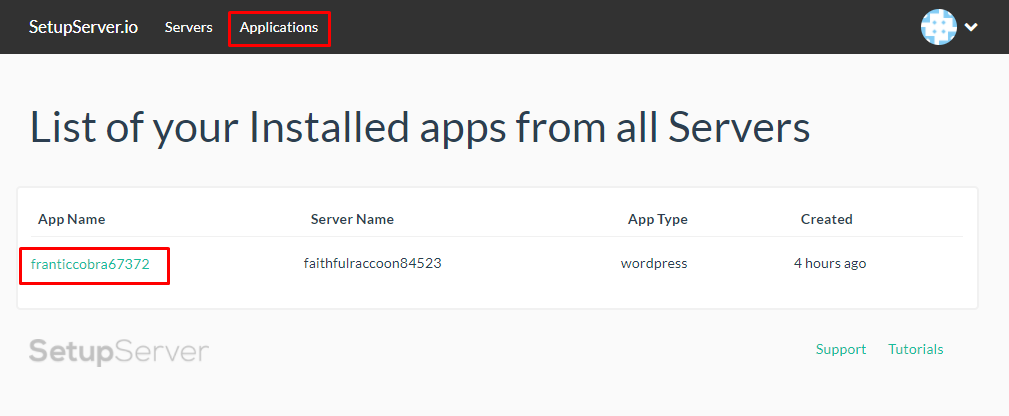Add Website to your App - SetupServer.io