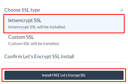 Enable SSL from SetupServer.io - SetupServer.io