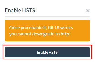 Add HSTS to your website - SetupServer.io