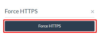 Enable Force HTTPS - SetupServer.io