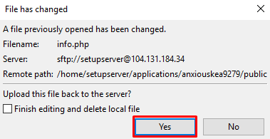 Edit server files using FileZilla - SetupServer.io