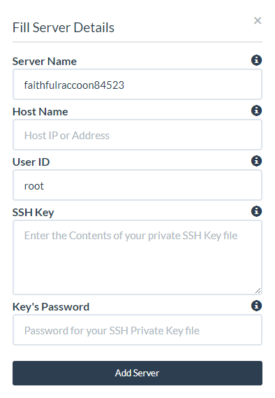 Add Server to SetupServer - SetupServer.io