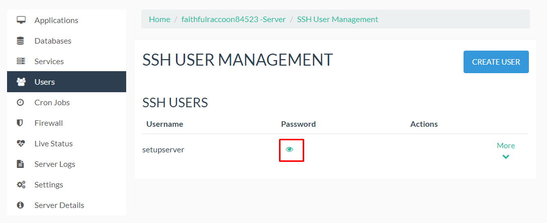 Manage SSH Users from SetupServer - SetupServer.io